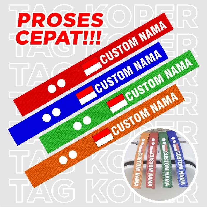 Jual TAG PENANDA KOPER UMROH & HAJI ( BISA CUSTOM NAMA ) | Shopee Indonesia