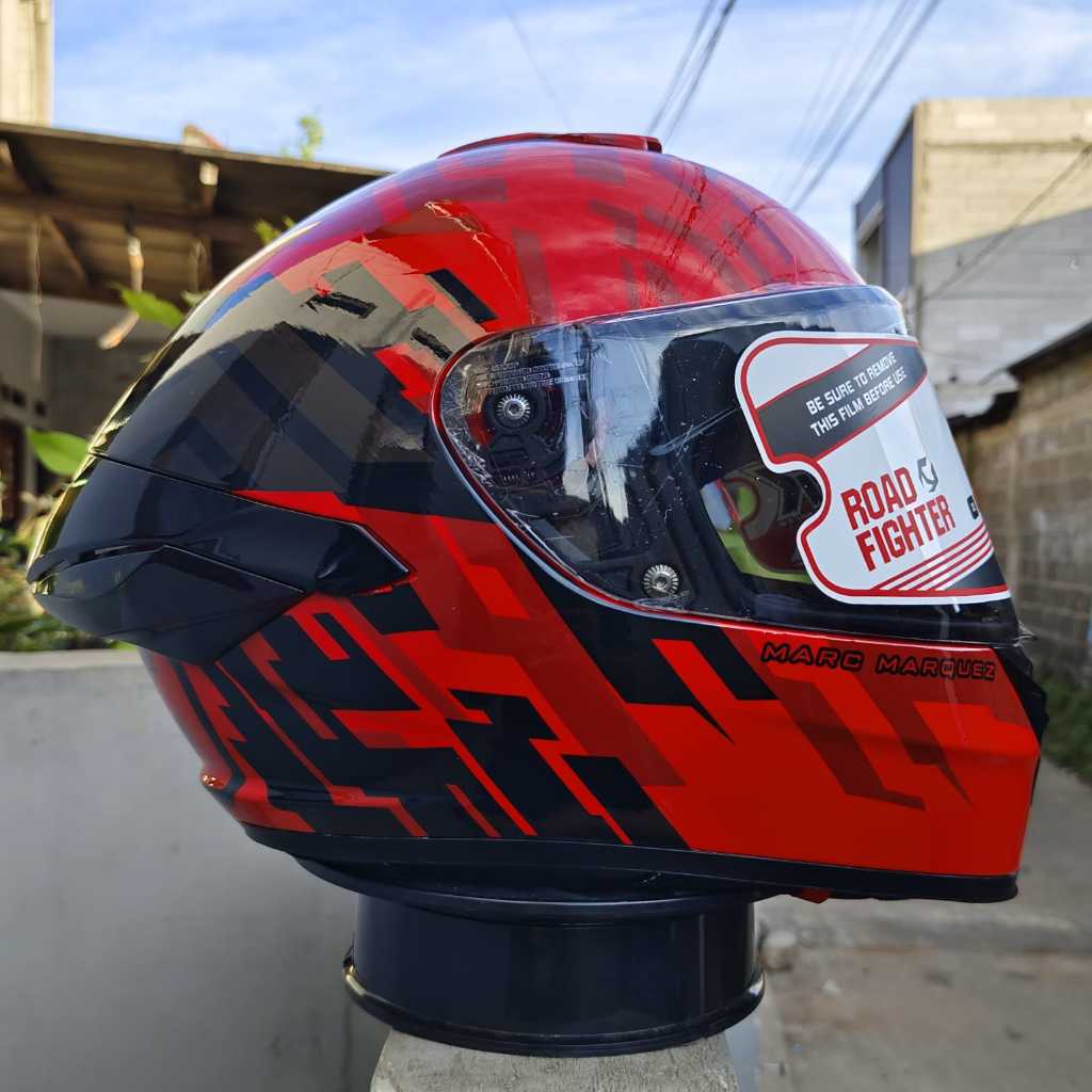 Jual NHK HELM MARK 1 ELITE MOTIF MARK MARQUES REPAINT | Shopee Indonesia