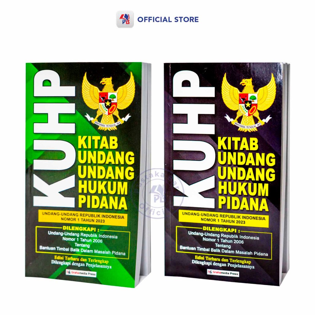 Jual Buku Hukum Undang Undang / KUHP (Kitab Undang - Undang Hukum Pidana) UU RI No. 1 Tahun 2023 ...