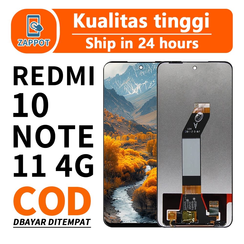Jual LCD FOR XIAOMI REDMI 10 / NOTE 11 4G / RED 10 - 2022 Fullset TOUCHSCREEN Layar | Shopee ...