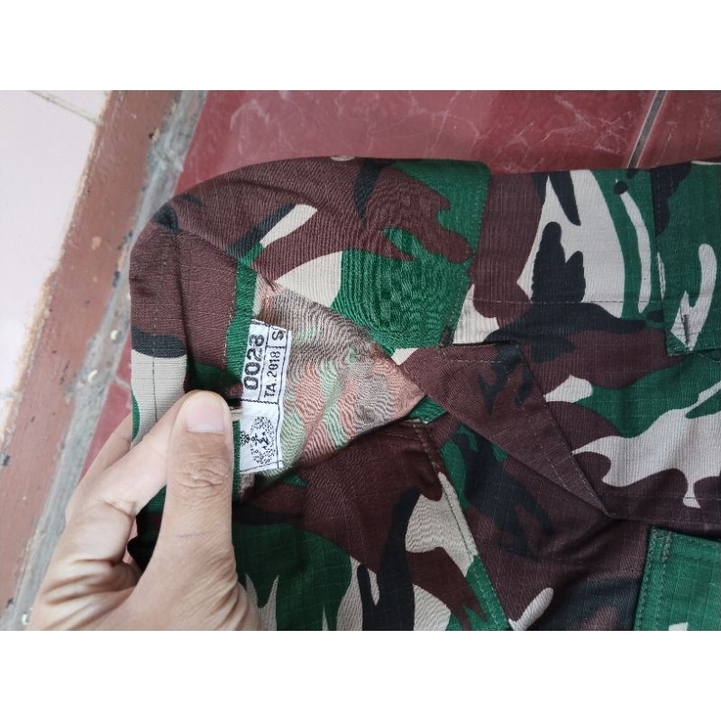 Jual BAJU PDL LORENG ASLI JATAH PEMBAGIAN TNI AL TAHUN 2018 UKURAN S | Shopee Indonesia
