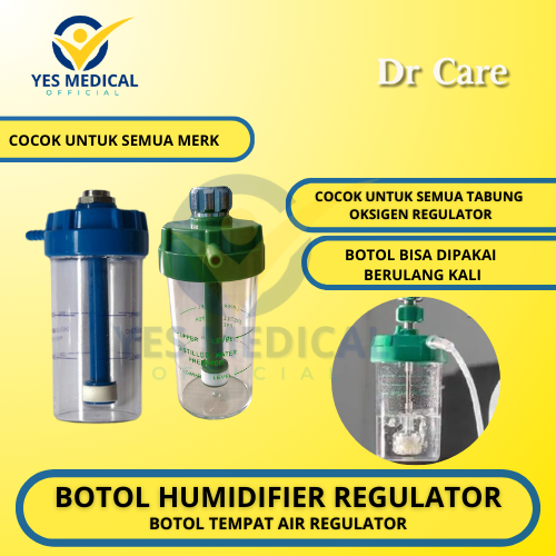 Jual Botol Humidifier Regulator Oksigen / Botol Regulator botol ...