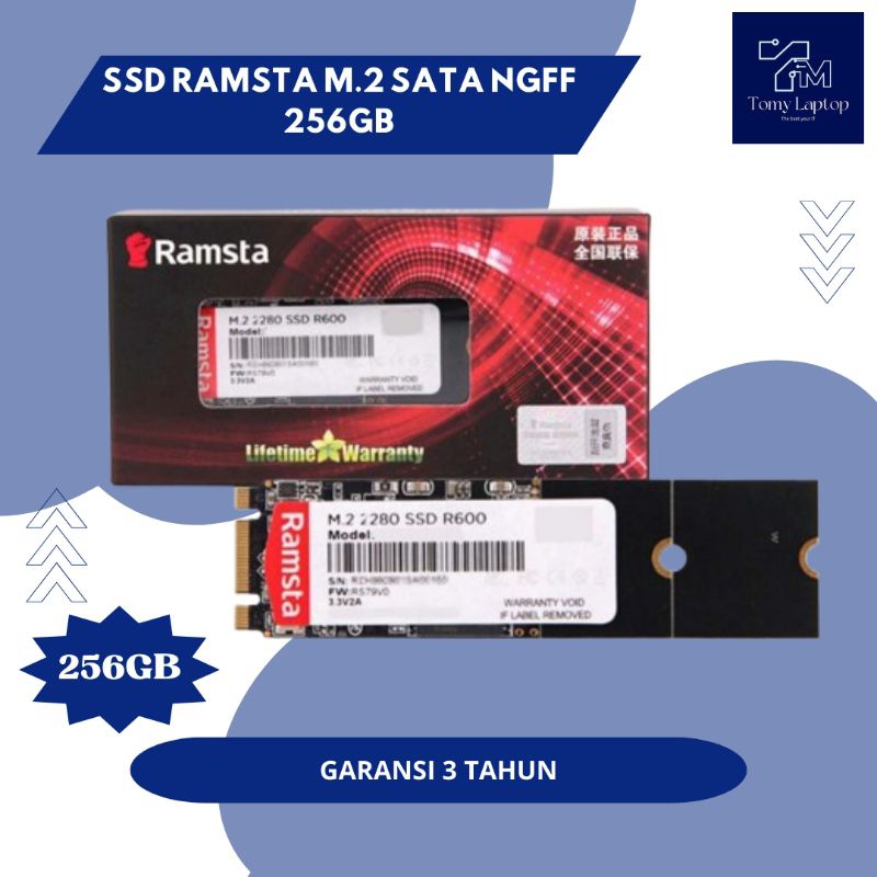 Jual SSD RAMSTA M.2 SATA NGFF 256GB / SSD LAPTOP | Shopee Indonesia