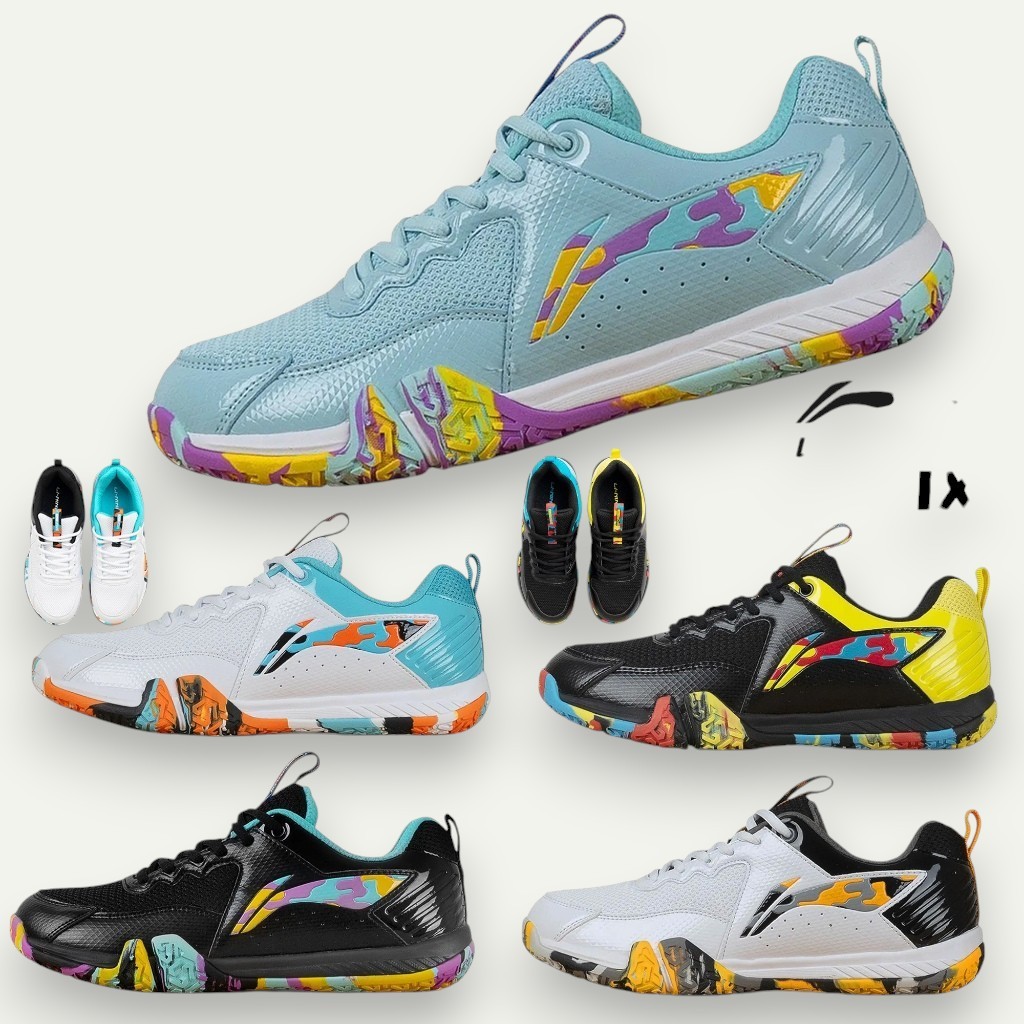 Jual Sepatu Badminton Lining Saga Liite 9 Original - Li-Ning Saga Lite ...