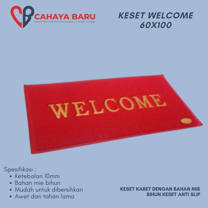 Jual KESET WELCOME 60X100 | Shopee Indonesia