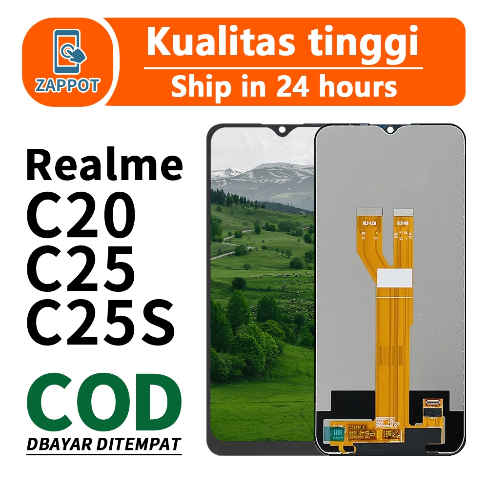 Jual LCD FOR OPPO REALME C20 / C21/ C25 / C25S COMPLETE Fullset layar hp TOUCHSCREEN | Shopee ...