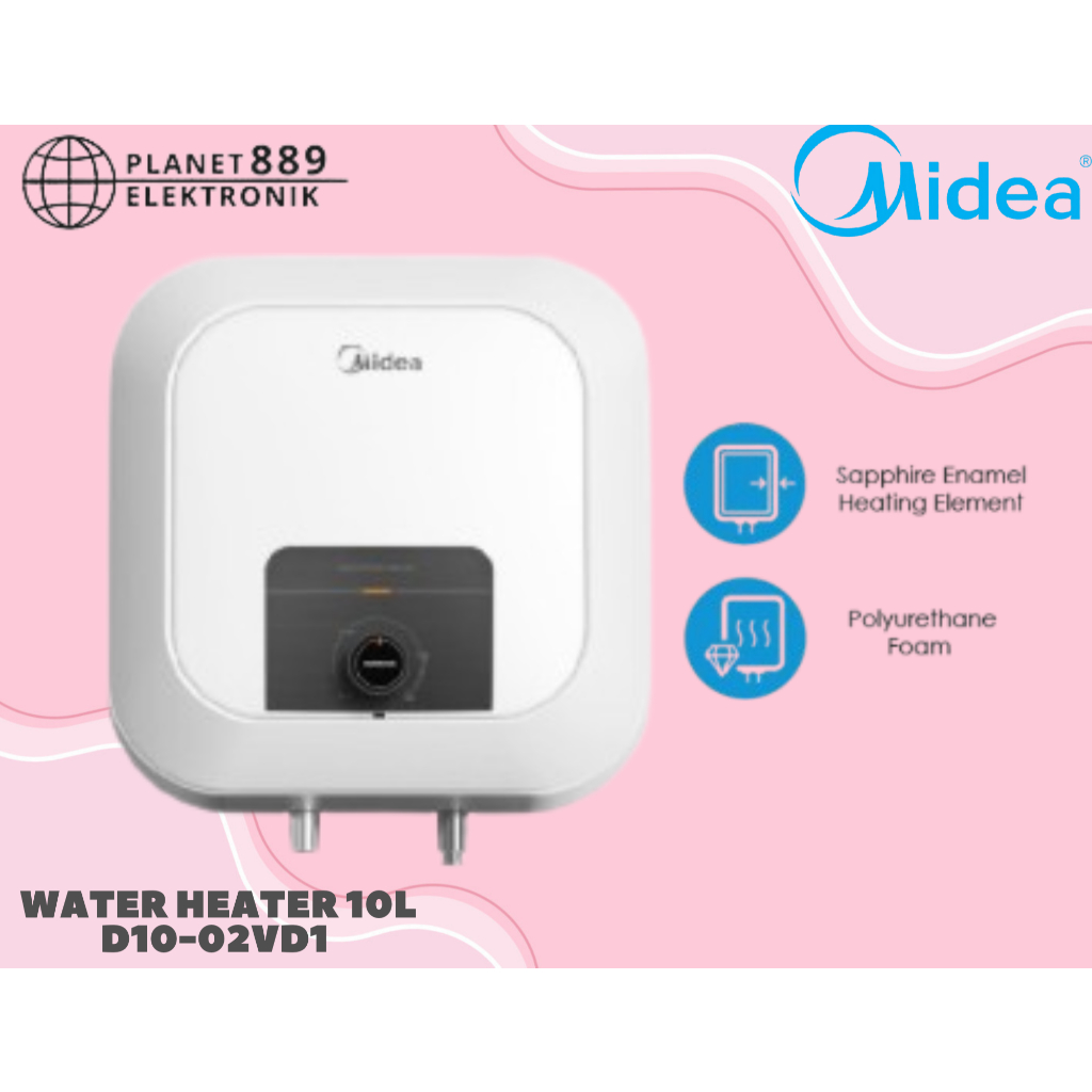 Jual Midea D10-02VD1 Water Heater Pemanas Air Listrik 10 Liter | Shopee Indonesia