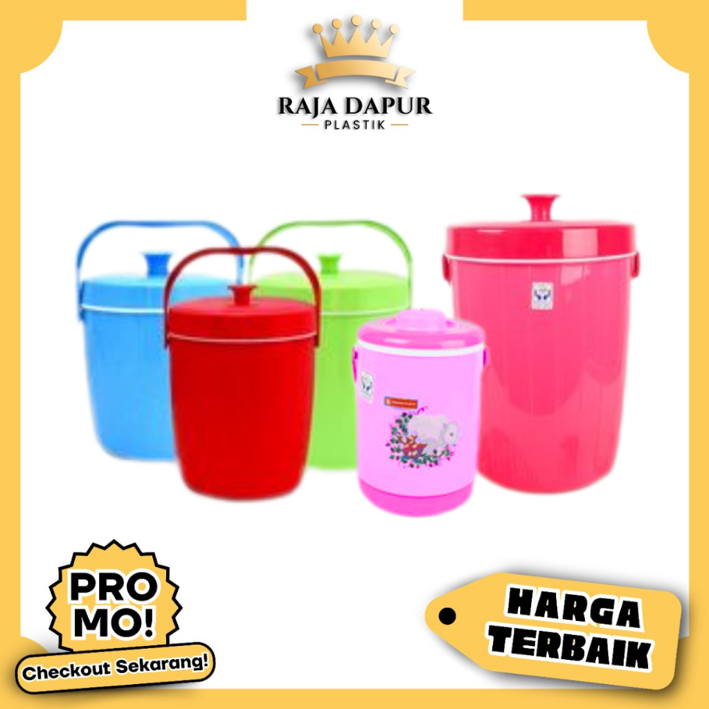 Jual Global Eagle Rice Bucket Thermos Nasi - Tahan Panas Dingin Plastik ...