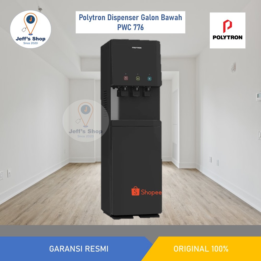 Jual Polytron Dispenser Galon Bawah Kompresor PWC 776 | Shopee Indonesia
