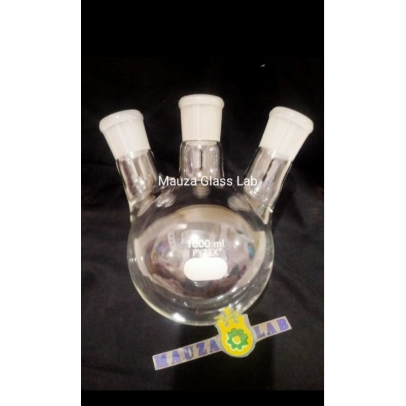 Jual Boiling 3 neck 1000 ml pyrex Labu didih 3 leher 1000ml pyrex ...