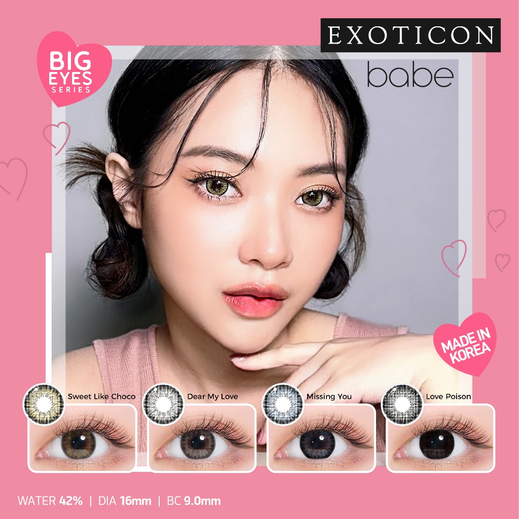 Jual Exoticon Softlens Babe Series Dear My Love | Love Poison | Sweet ...