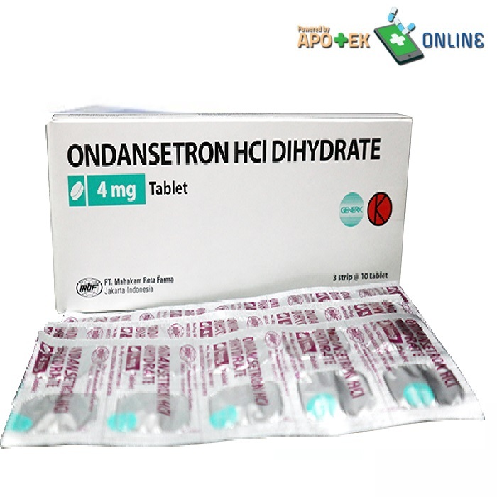 Jual ONDANSETRON 4MG 1 BOX ISI 30 TABLET | Shopee Indonesia