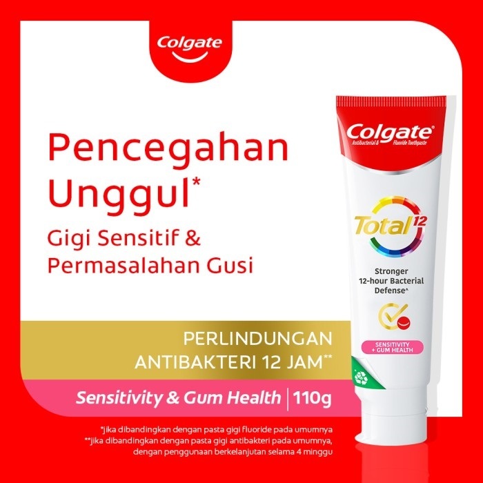 Jual COLGATE Odol Pasta Gigi Total Sensitivity & Gum Health 110 gr ...