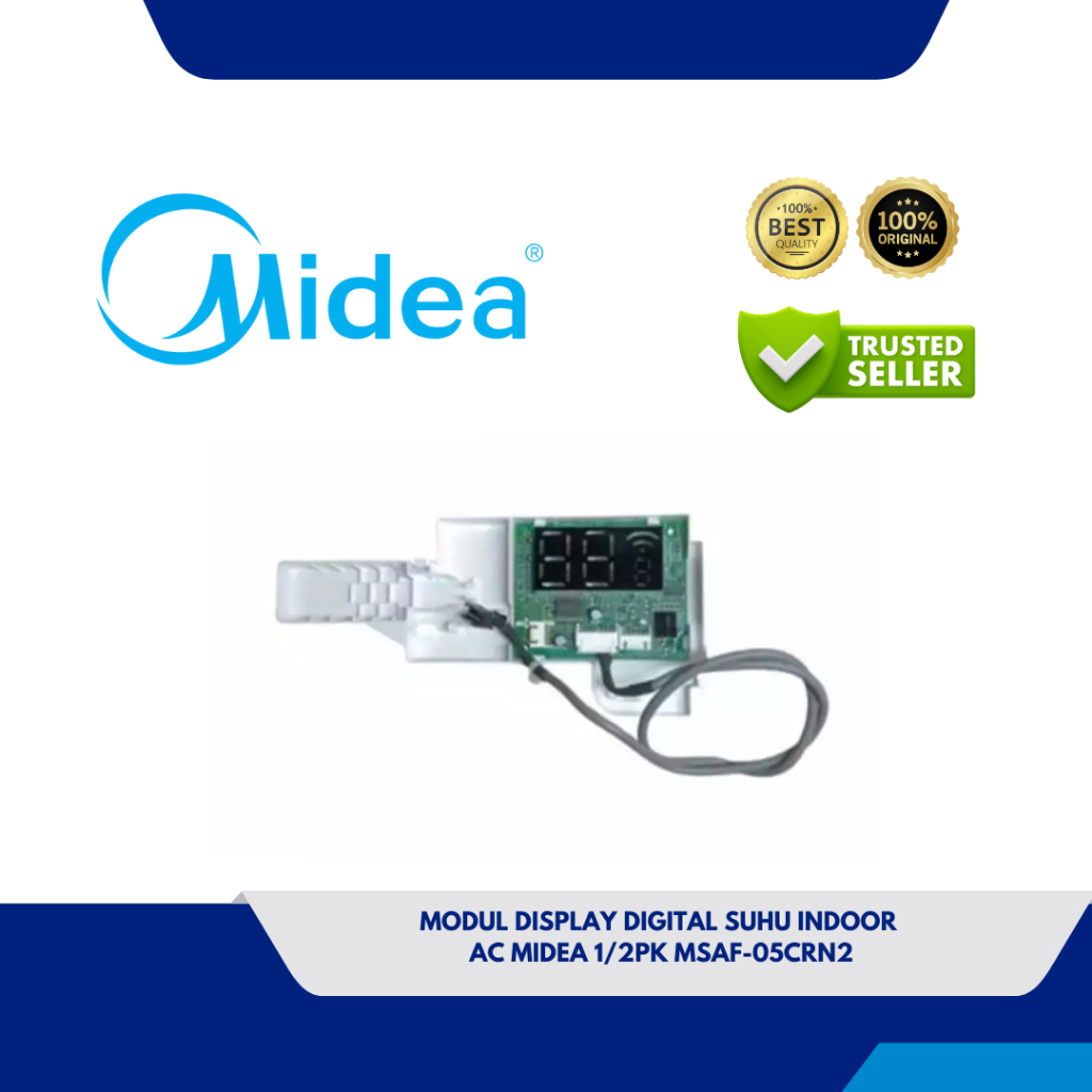 Jual MODUL DISPLAY DIGITAL SUHU INDOOR AC MIDEA 1/2PK MSAF-05CRN2 ...