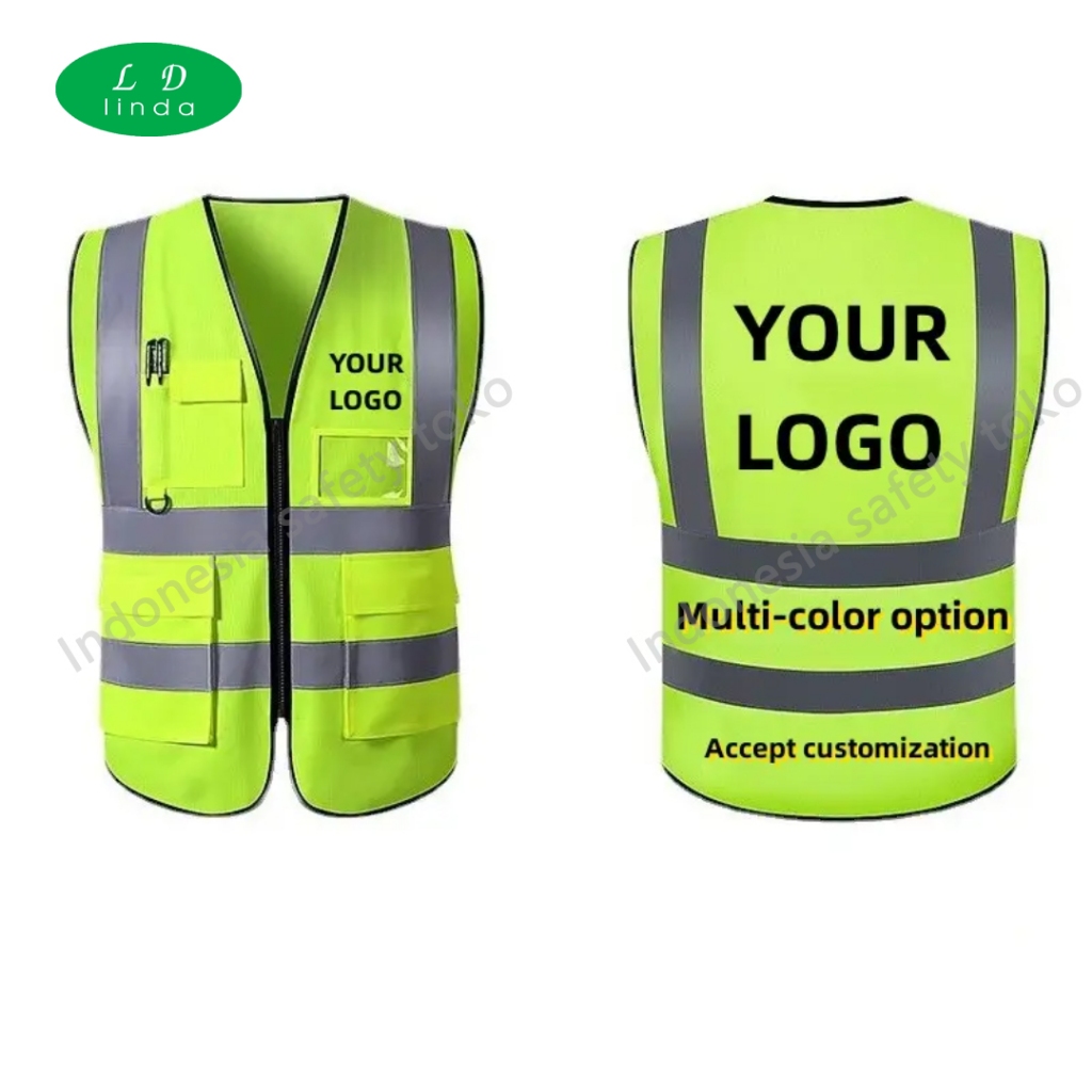 Jual LD Sablon Rompi Safety Proyek Rompi Keselamatan Rompi Reflektif ...