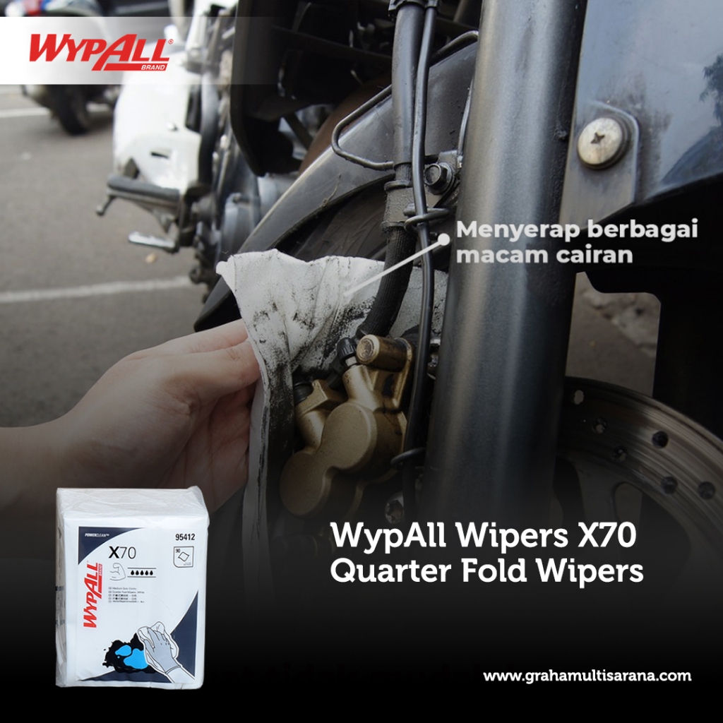 Jual Tisu Reusable/Tissue higenis Kimberly Wypall X70 Wipers | Shopee ...