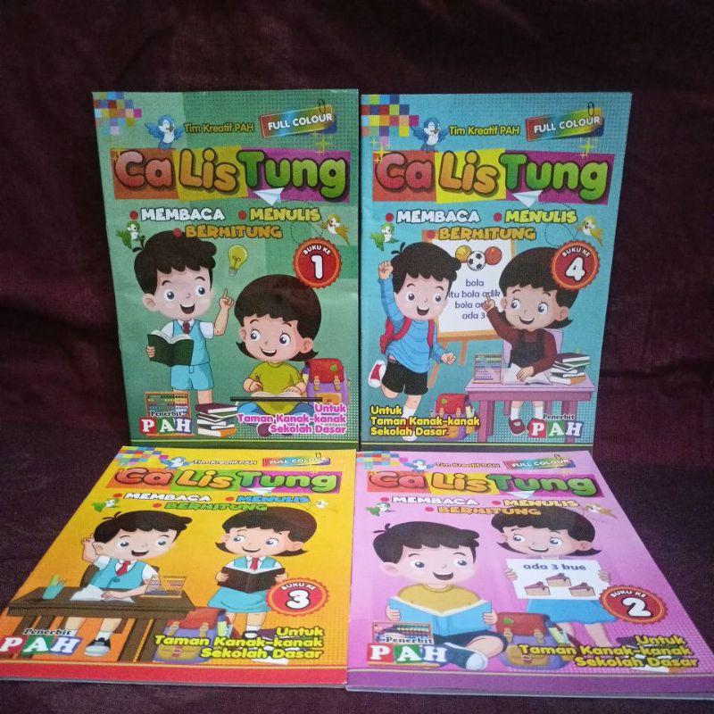 Jual belajar calistung 1,2,3,4 untuk paud dan TK (A5) | Shopee Indonesia
