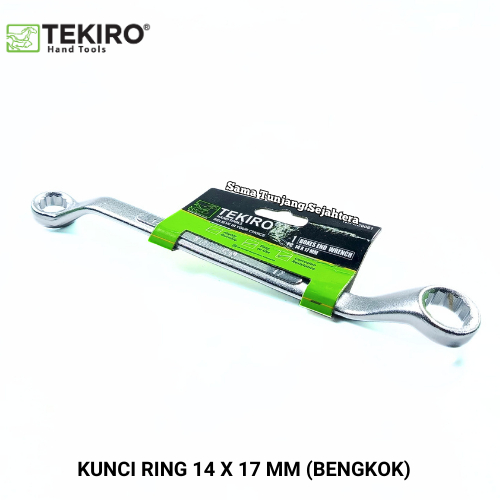 Jual TEKIRO KUNCI RING 14 X 17 MM / BOXES END WRENCH 14X17 MM | Shopee Indonesia