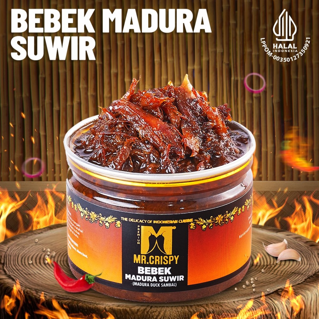 Jual Bebek Madura Suwir/Sambel Bebek Madura/Bumbu Ireng Asli Madura Mr ...