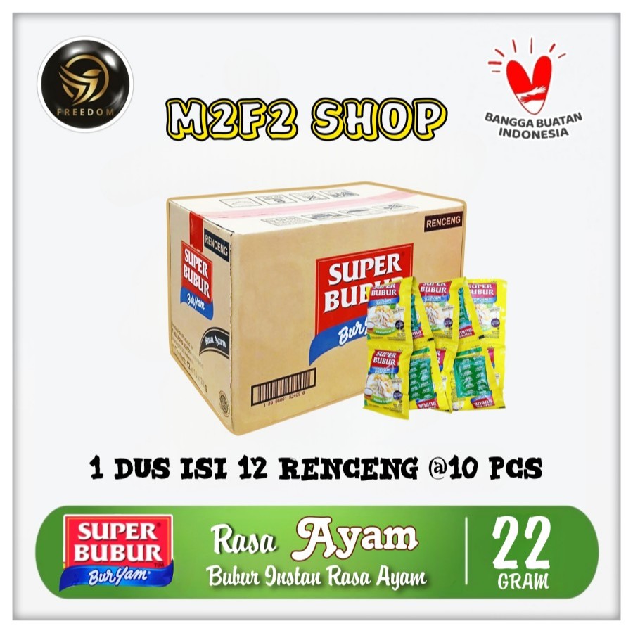 Jual Bubur Instan Super Bubur BURYAM Seduh Rasa Ayam Sachet - 22 gr ...