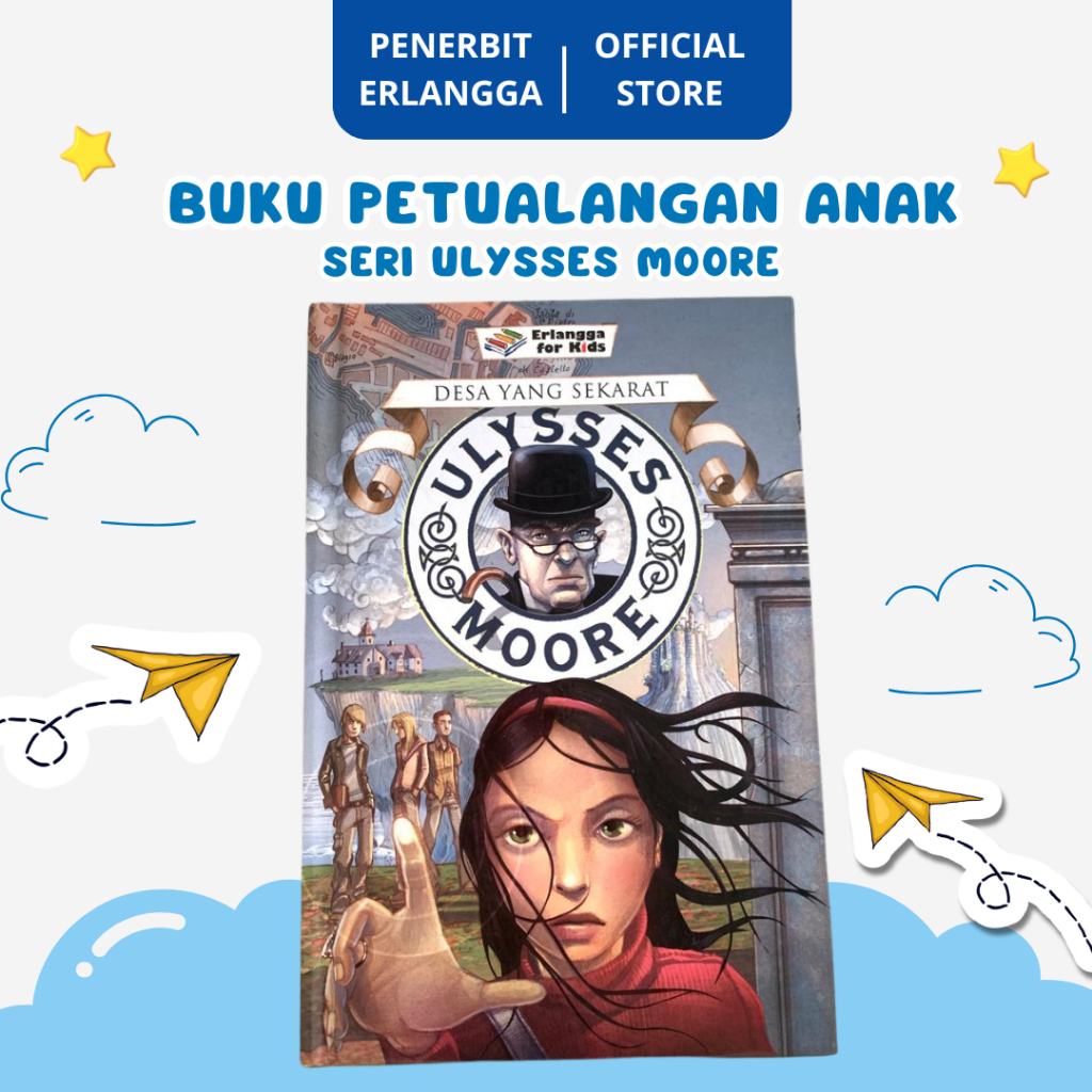 Jual [Erlangga Official] Novel Petualangan Anak: Series Ulysses Moore ke 7: Desa Yang Sekarat ...