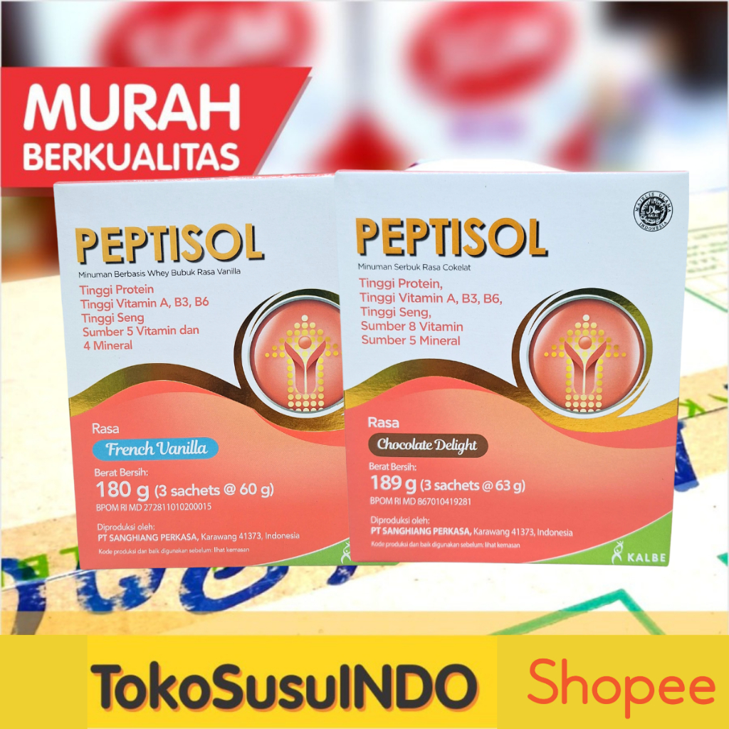 Jual Susu Peptisol - Susu Tinggi Protein 180gr | Shopee Indonesia
