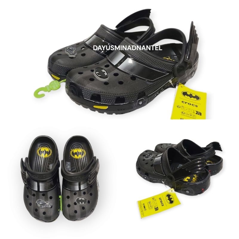 Jual Crocs Clog / Crocs / Sepatu Sandal Pria Crocs Batman Clog | Shopee ...