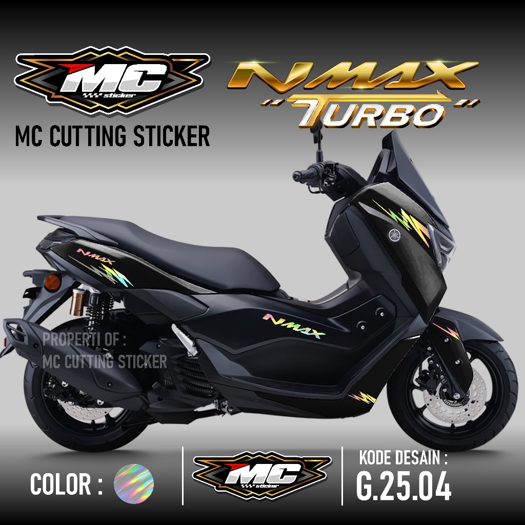 Jual Cutting Sticker Striping NMAX TURBO 2024 2025 Neo, Neo S, Turbo ...