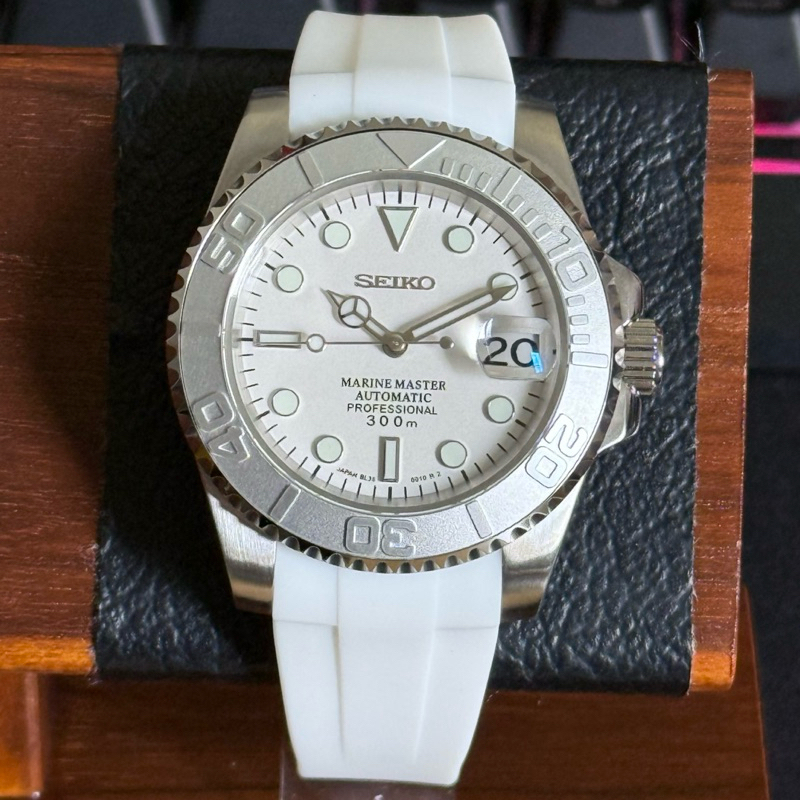 Jual Seikomod Submariner White NH35 Automatic Albino Edition | Shopee Indonesia