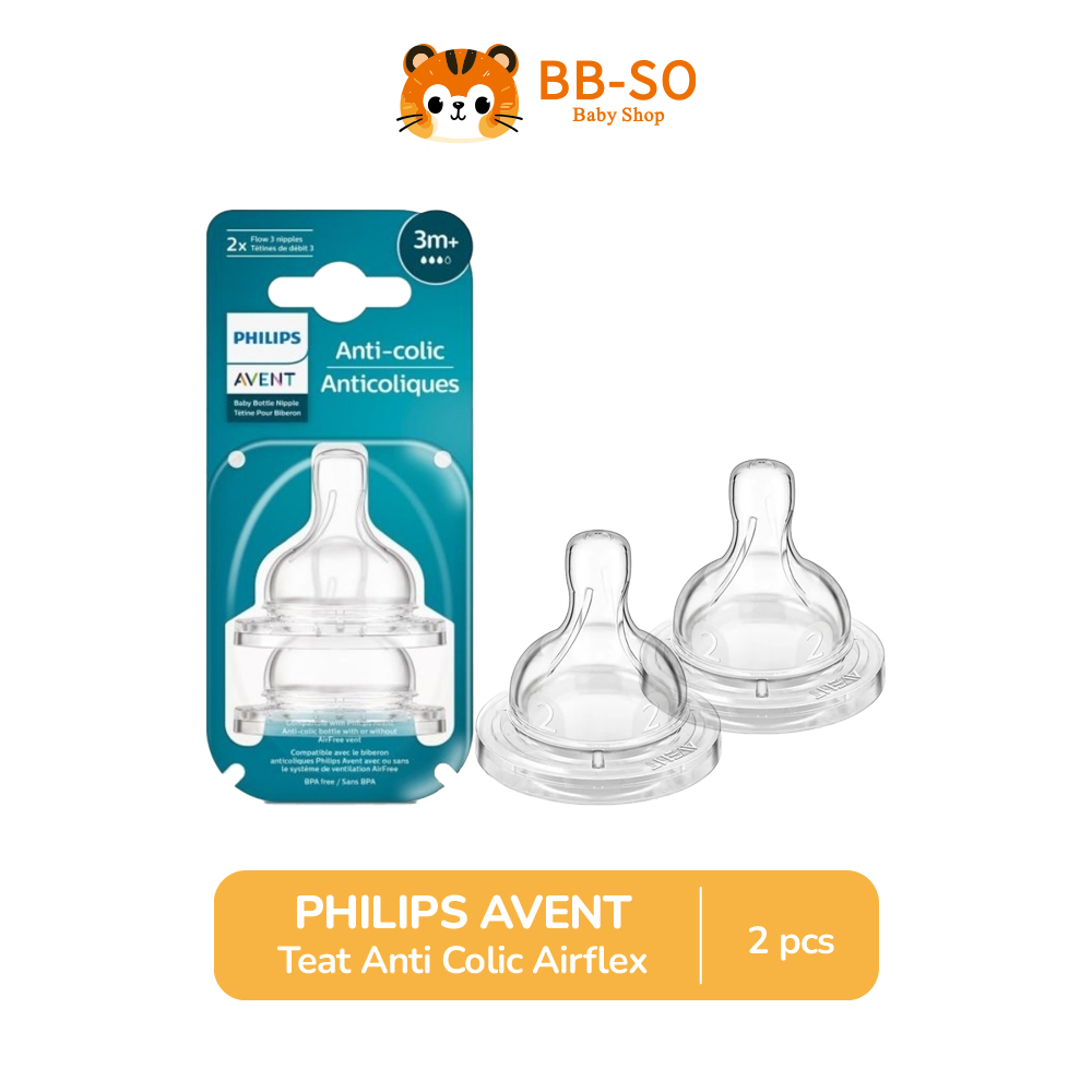 Jual Philips Avent Teat Airflex 0M+ | 1M+ | 3M+ | 6M+ (2pc) | Shopee ...