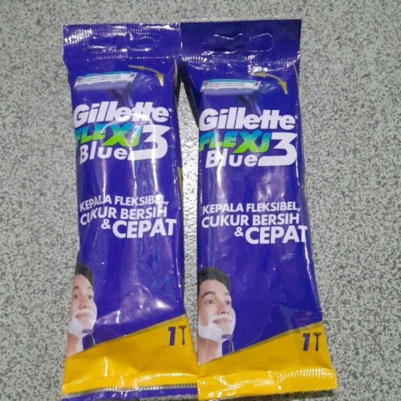 Jual gillette flexi blue 3 ( 1 pcs ) | Shopee Indonesia