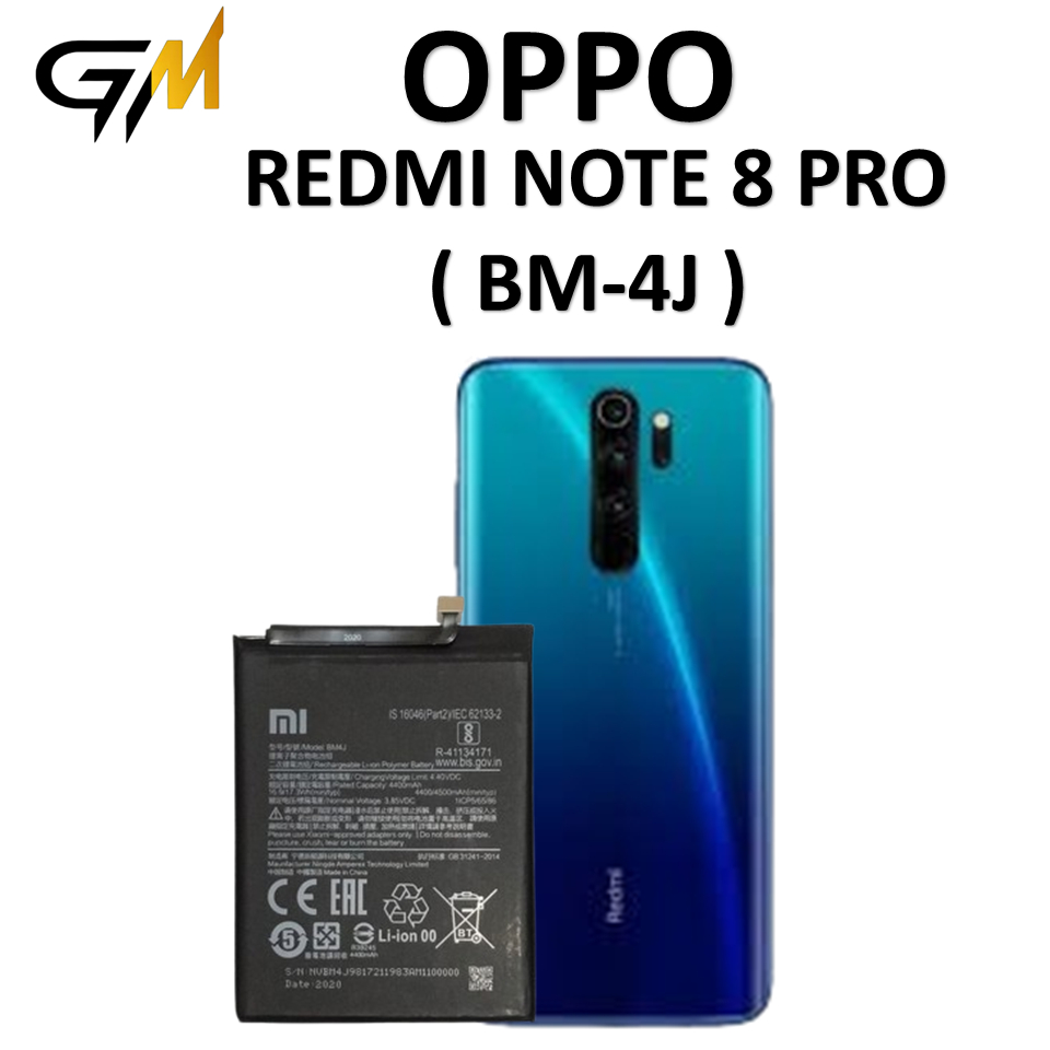Jual BATERAI Xiaomi REDMI NOTE 8 PRO ( BM-4J ) Batre Batrai Baterai ...