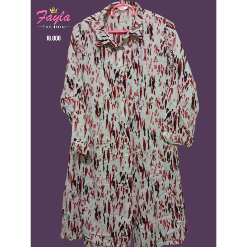 Jual Tunik Wanita Warna Maroon Putih | Shopee Indonesia