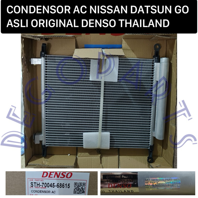 Jual CONDENSOR KONDENSOR AC NISSAN DATSUN GO ASLI ORIGINAL DENSO ...