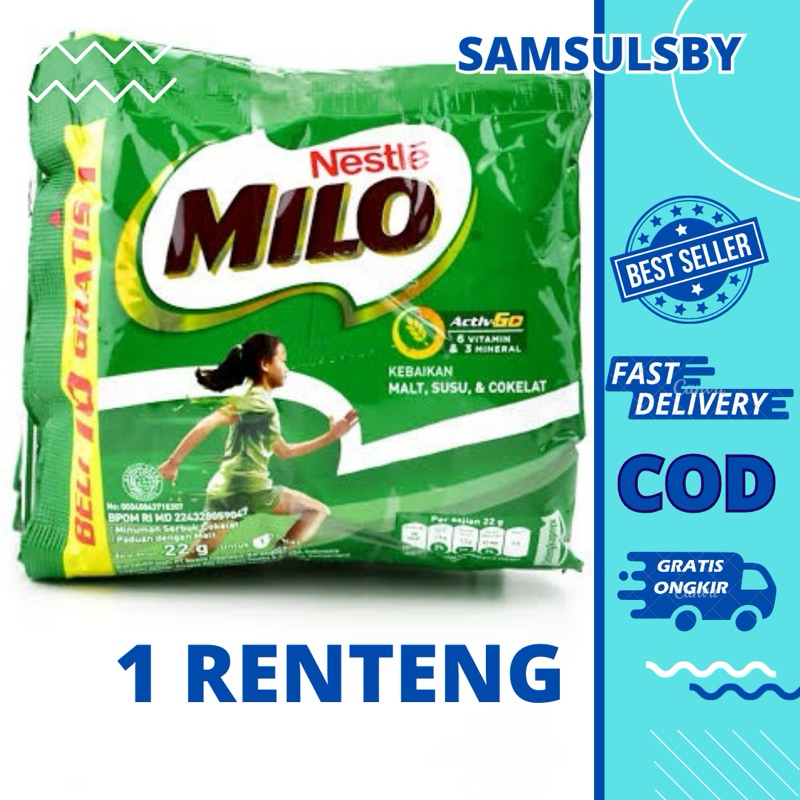 Jual MILO kemasan saschet 1 renteng | Shopee Indonesia