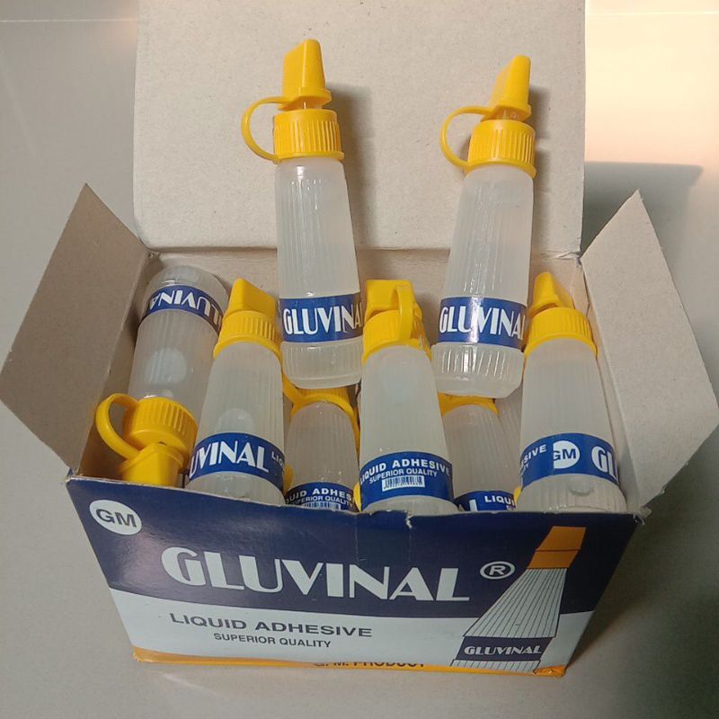 Jual Lem Kertas Cair Gluvinal Povinal 22 ml | Shopee Indonesia