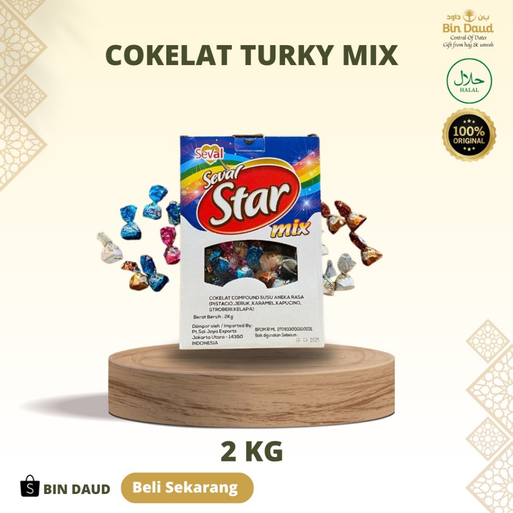 Jual COKLAT TURKI MIX 2 KG | COKLAT ARAB | Shopee Indonesia