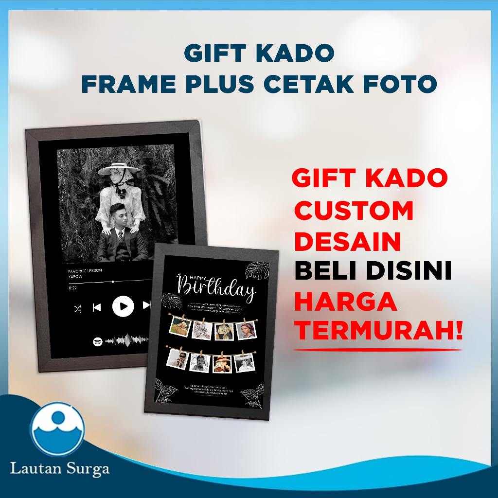 Jual Print Cetak Bingkai Foto Ulang Tahun Birthday Wisuda Graduation ...