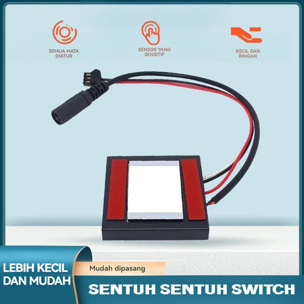 Jual Saklar Sensor Sentuh 12-24V Untuk Lampu LED Cermin Kamar Mandi ...
