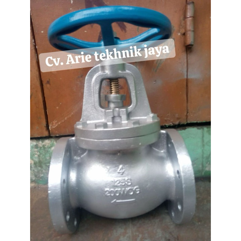 Jual globe valve 4inch kitz 125 wog 200 | Shopee Indonesia
