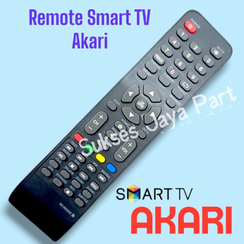 Jual Remote TV Akari Smart TV Akari LED 9920AS | Shopee Indonesia