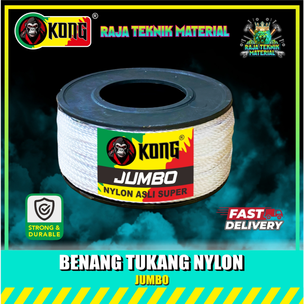 Jual KONG BENANG NYLON NILON JUMBO PUTIH | BENANG TUKANG | BENANG ...