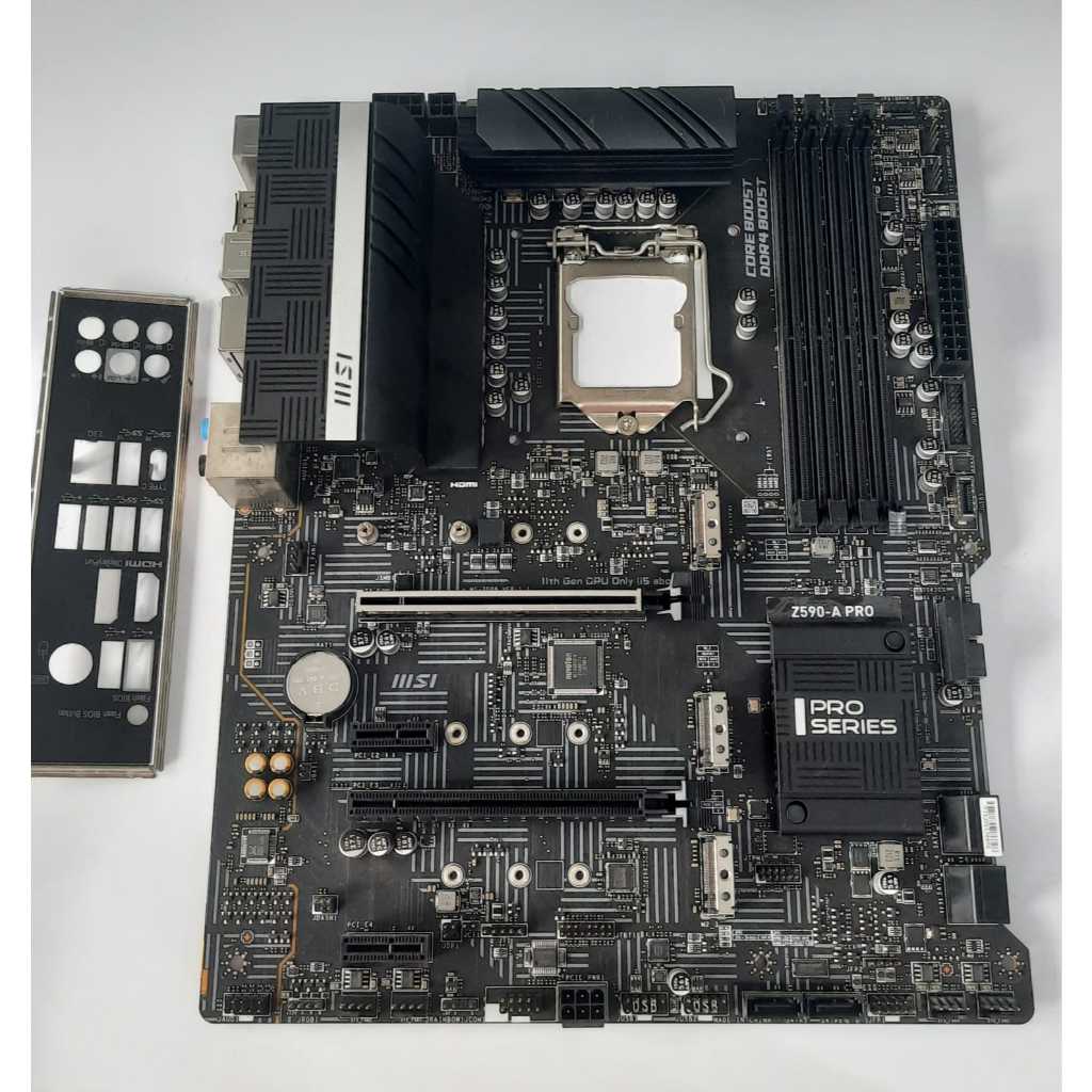 Jual Motherboard MSI Z590 A Pro LGA 1200 intel Gen 10 11 | Shopee Indonesia