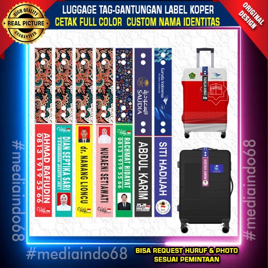 Jual Luggage Tag I Label Gantungan Koper/Tas Jemaah Haji-Umroh I ...