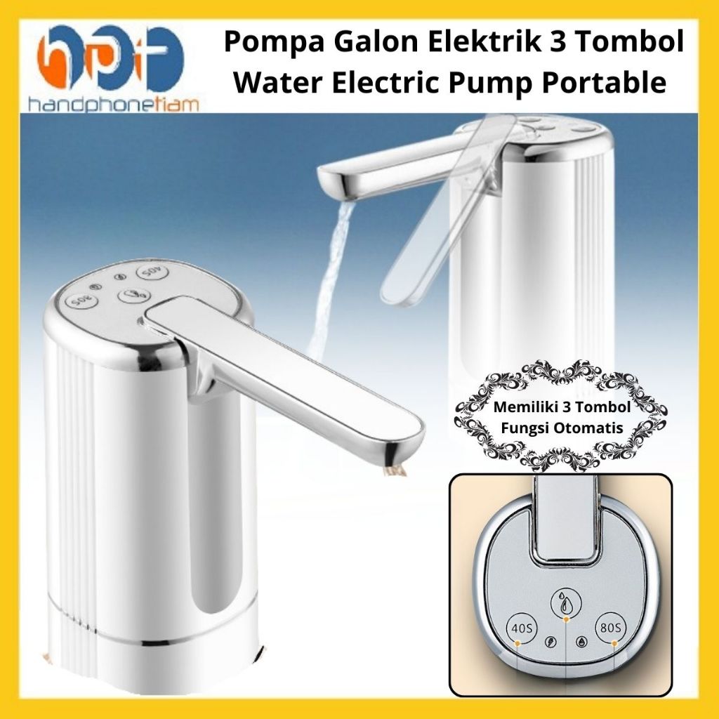 Jual Pompa Galon 1 Tombol Premium / Water Pump Electric Pompa Dispenser ...