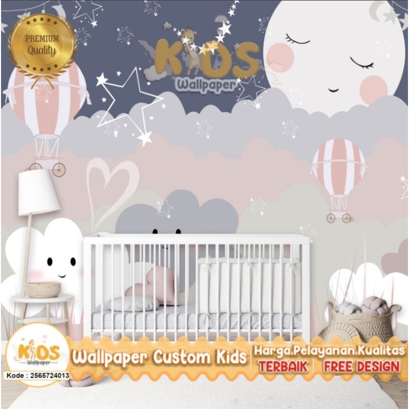 Jual Wallpaper Dinding Custom 3D Tema Mural Kids | Animasi Hewan ...