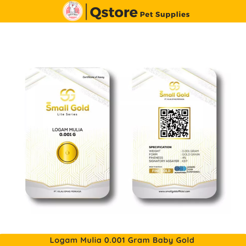 Jual Emas 0.001 Gram Small Gold Logam Mulia Asli Minigold Mini Gold ...