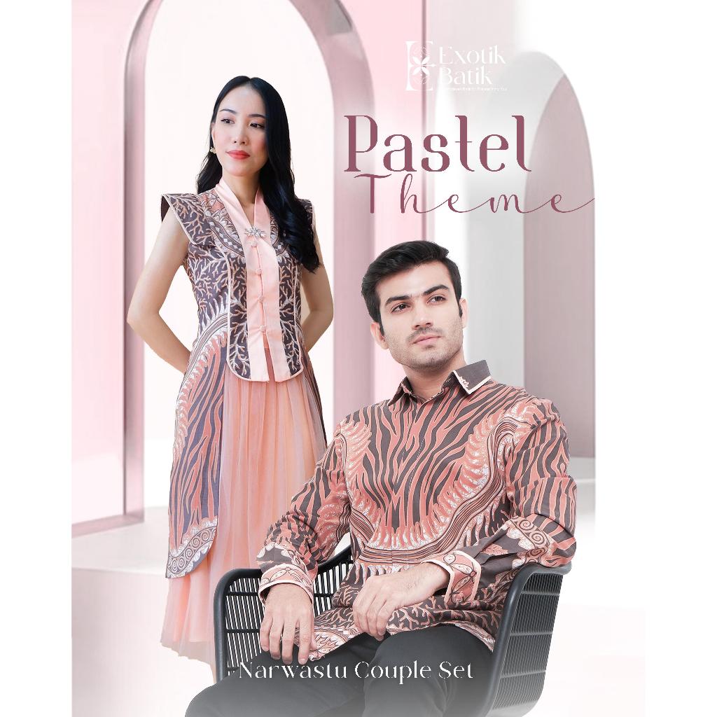 Jual Narwastu Dress Batik/Batik Couple set/Batik Lamaran/Batik Wisuda ...