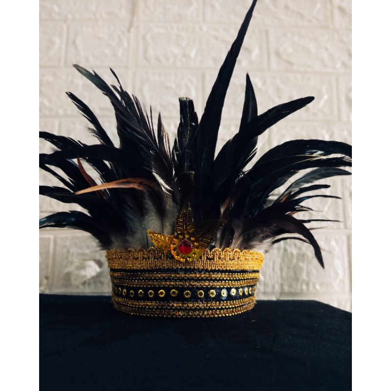 Jual mahkota bulu Papua cocok untuk karnafal kartinian/acara adat/acara ...
