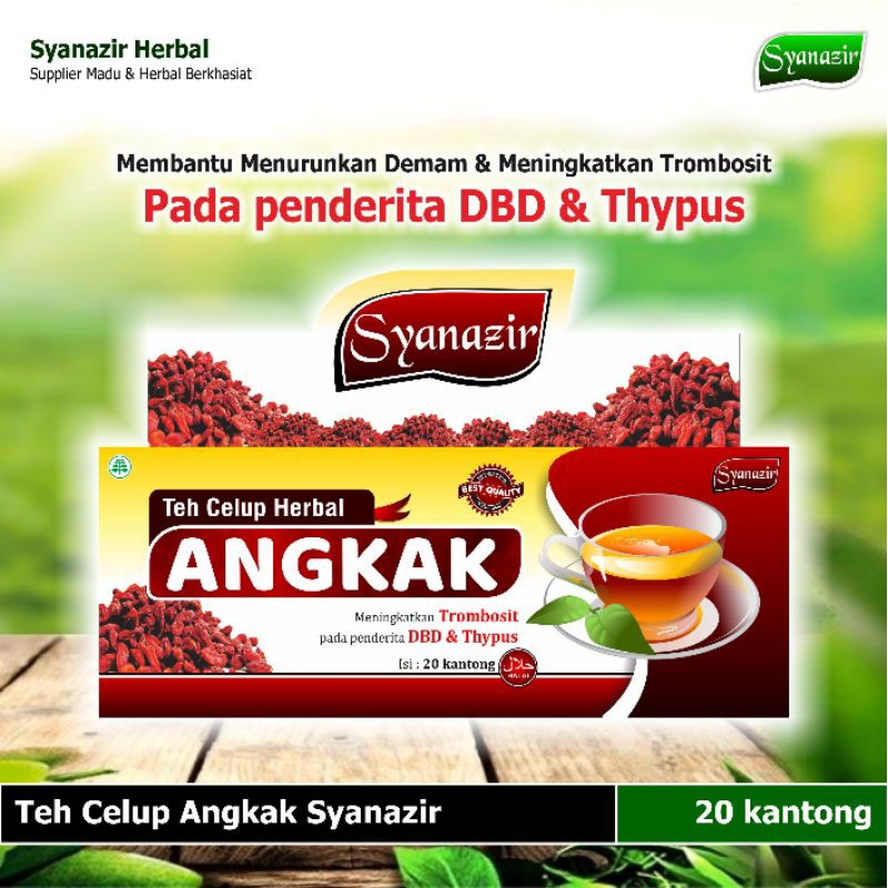 Jual Teh Celup Angkak Syanazir - Membantu Menurunkan Demam dan ...